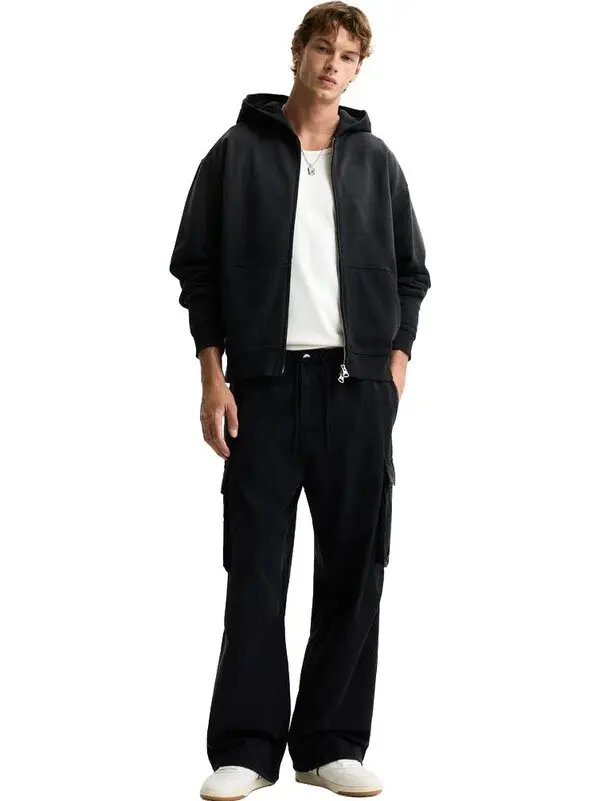 H&m Loose-fit Cargo Pants - Black
