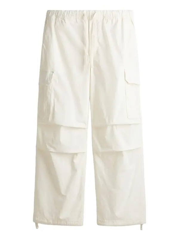 H&M Loose-fit Cargo Pants In Cotton Twill - Cream