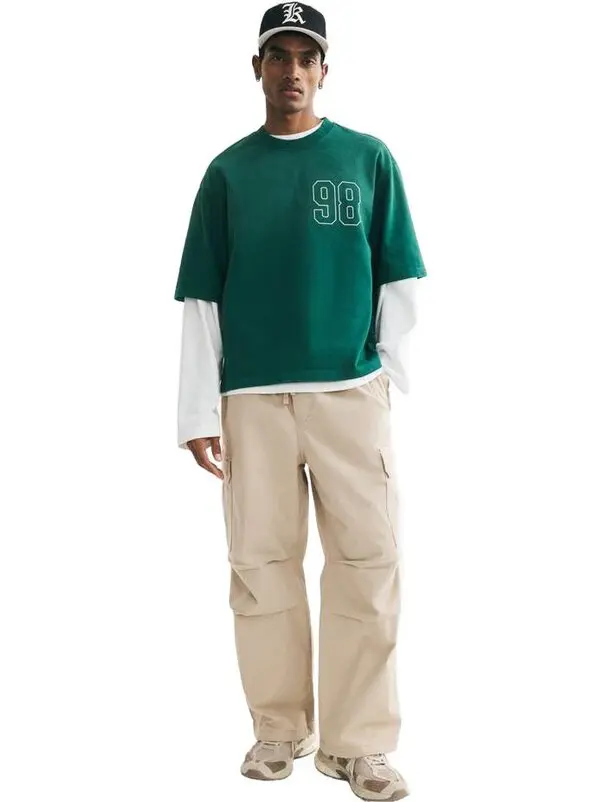 H&M Loose-fit Cargo Pants In Cotton Twill - Light Beige