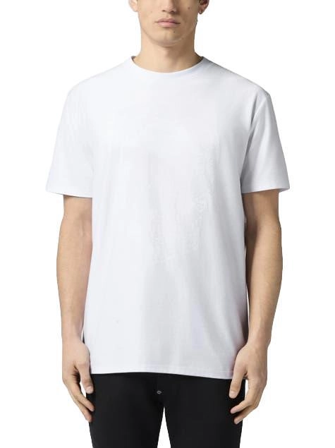 Philipp Plein Round Neck T-shirt Jacquard Skull - White