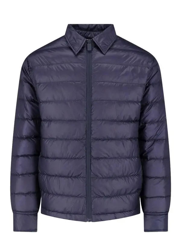 Aspesi Padded Quilted Nylon Jacket - Blue