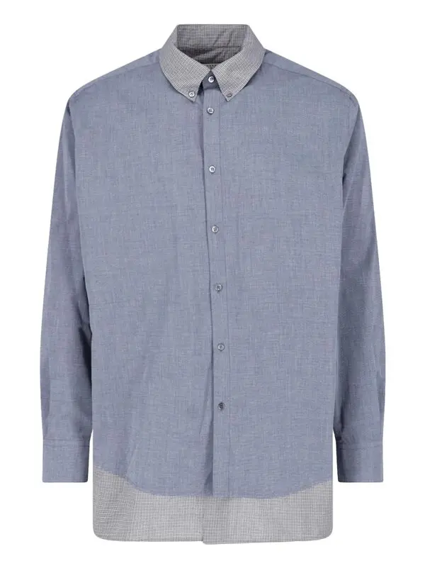 MAISON MARGIELA Layered Shirt - Blue
