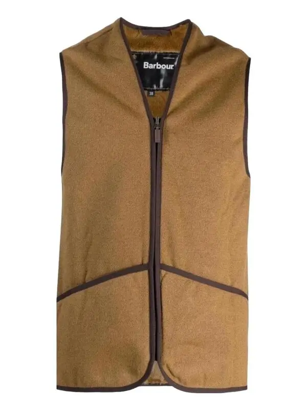 Barbour Zipped Gilet - Brown