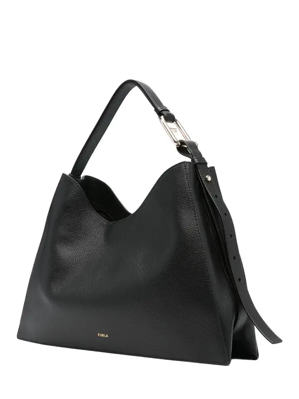 Furla Nuvola Zipped Shoulder Bag - Black