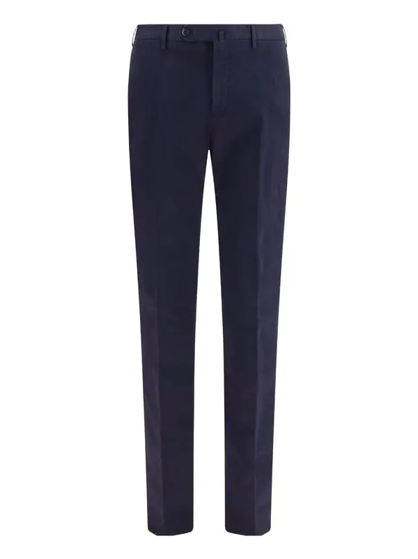 PT TORINO Slim-fit Cotton Pants - Black