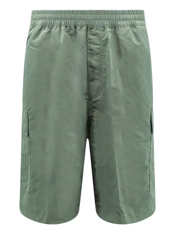 Carhartt Work In Progress Cargo Shorts With Drawstring Hem - Gray