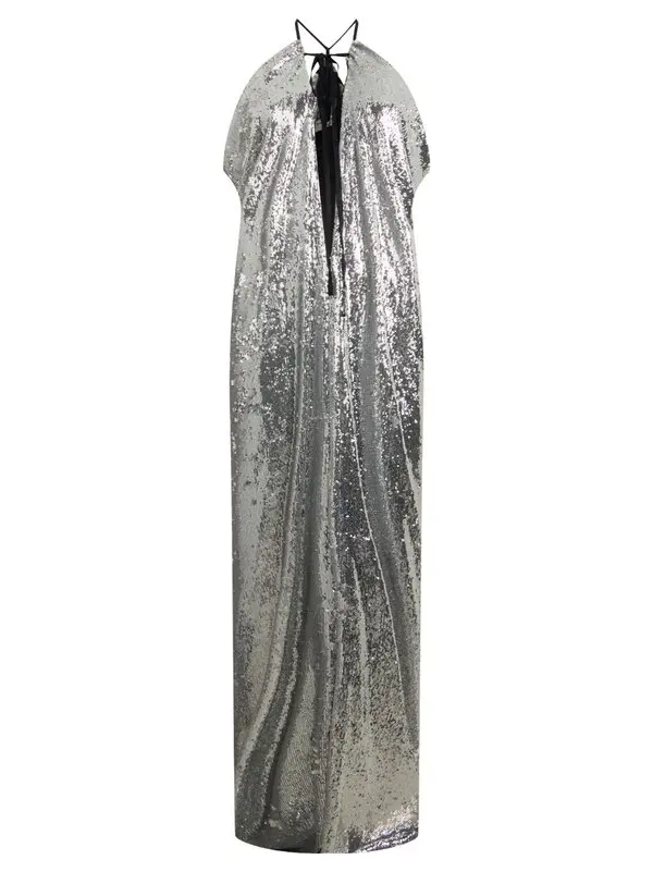 Philosophy Di Lorenzo Serafini Draped Sequin Maxi Dress - No