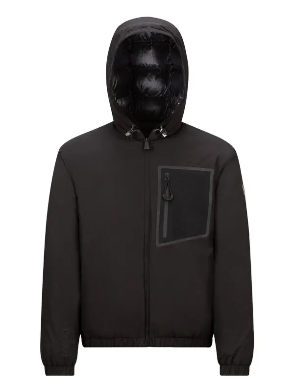 Moncler Bergun Reversible Short Down Jacket - Black