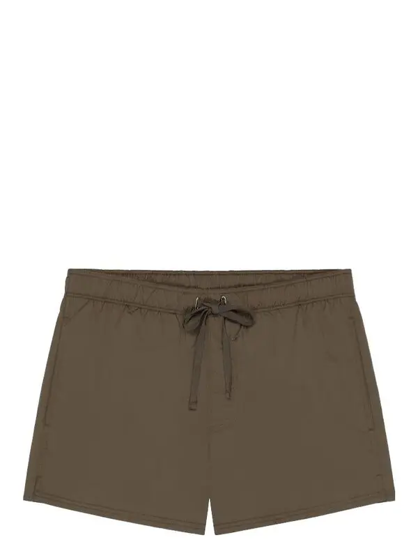 Givenchy Swim Shorts With Paris Embroidery - Brown