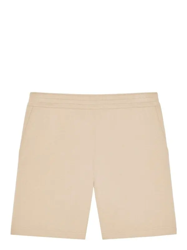 Givenchy Bermuda Shorts In Fleece With Paris Gros Grain - Light Brown