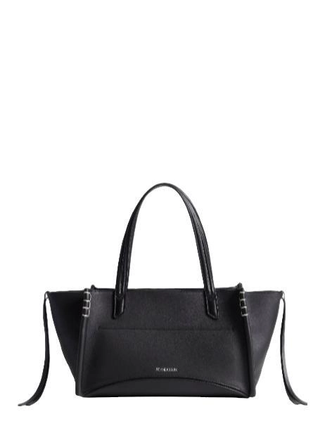 J.W.ANDERSON Elongated Loafer Cabas Bag In Leather - Black
