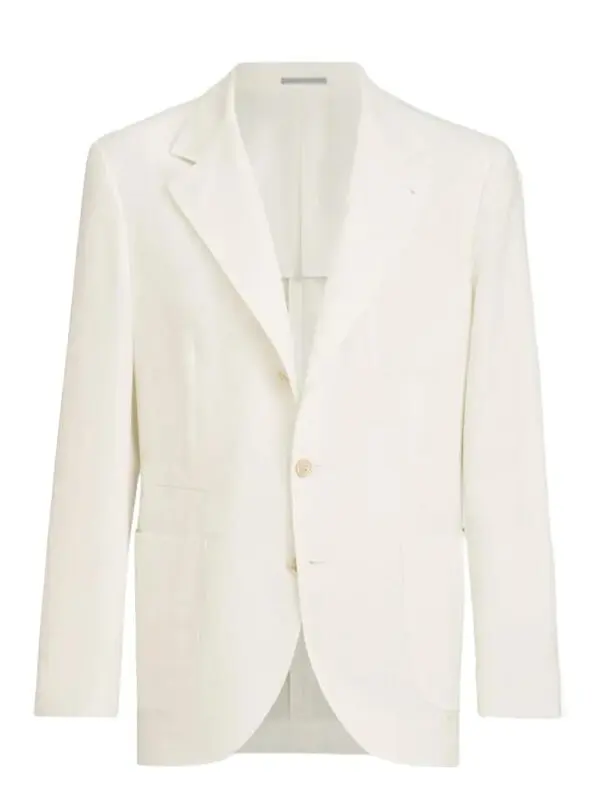 Brunello Cucinelli Linen Deconstructed Blazer - Panama