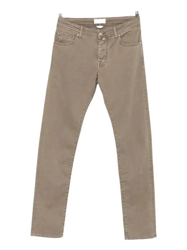 Jacob Cohen Casual Trousers With Belt Loops - Gray