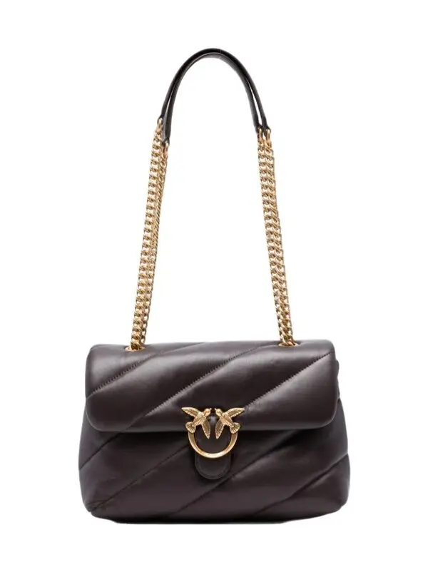 Pinko Flap Shoulder Bag - Black