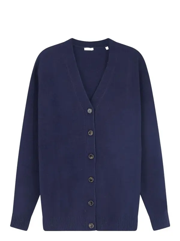 Aspesi V-neck Long-sleeve Knit Top - Blue