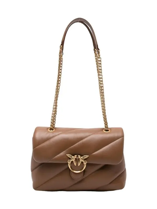 Pinko Quilted Flap Shoulder Bag - No