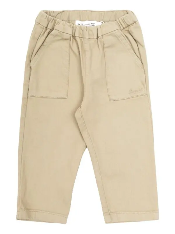Bonpoint Elastic Waist Pants - Beige