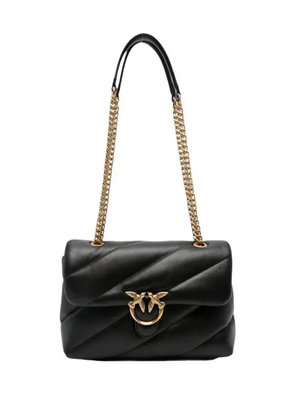Pinko Flap Shoulder Bag - Black