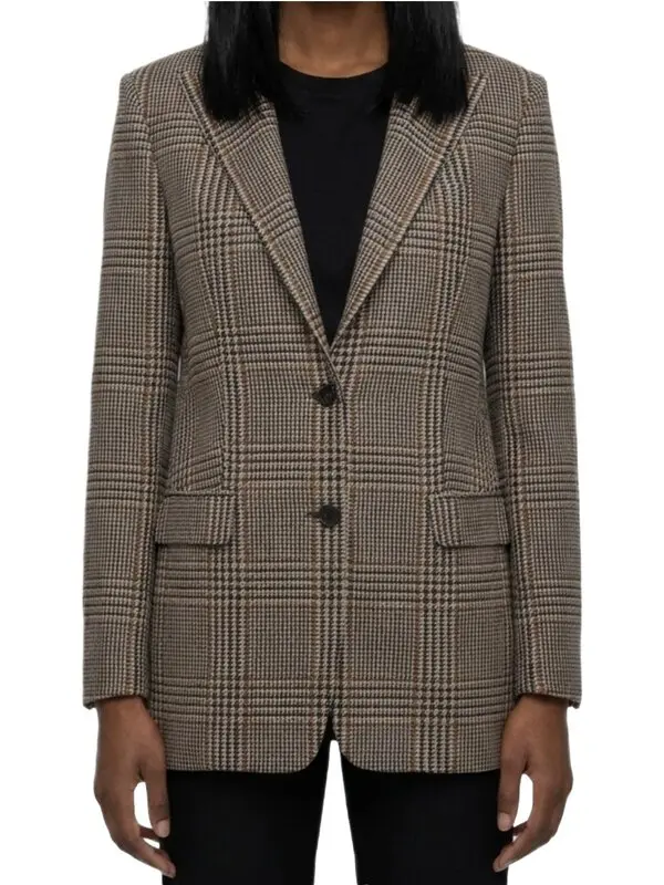 Tagliatore Bertha Single-breasted Jacket - Brown