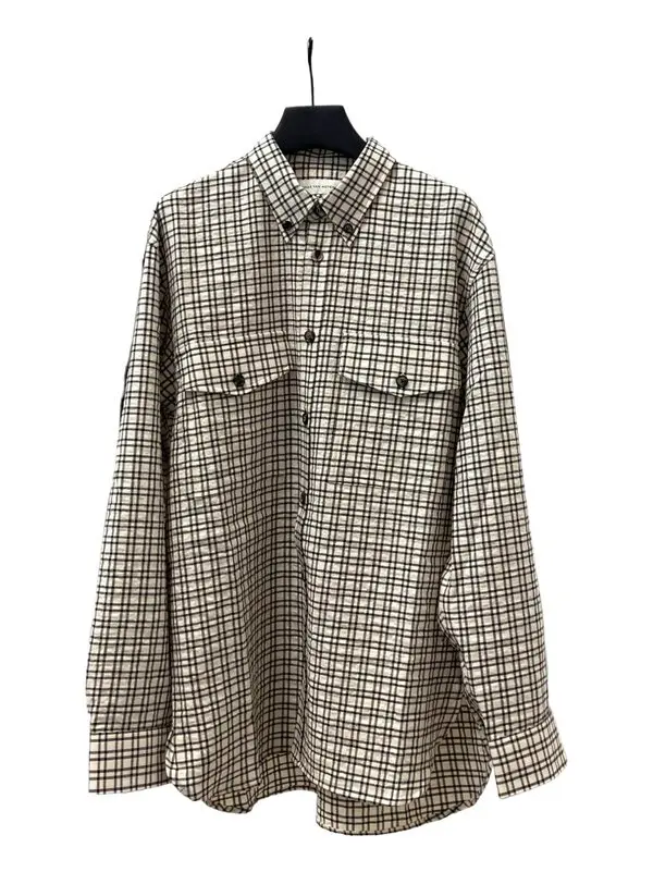 Dries Van Noten Long-sleeved Plaid Shirt - Multicolor