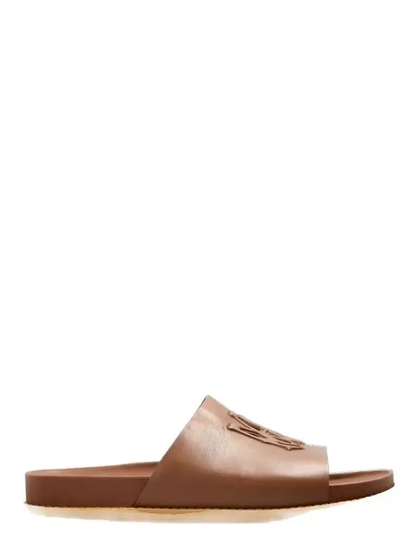 Amiri Ma Leather Sandals - Brown