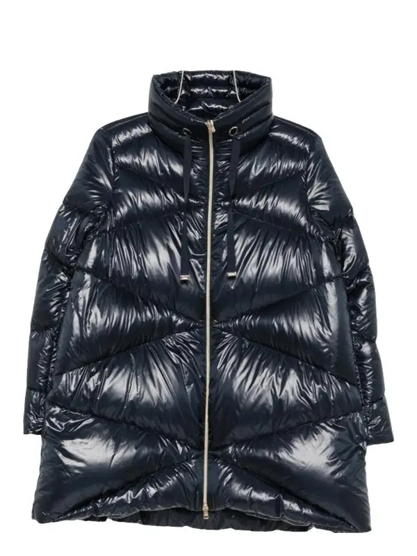 Herno Zip-up Padded Coat - Blue