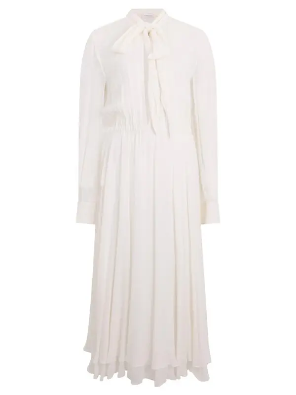 Philosophy Di Lorenzo Serafini Tie-neck Long Dress - No