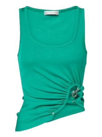 Christopher Esber Gathered Tank Top - Green