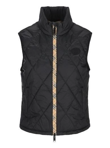 Burberry Quilted Vest - Black