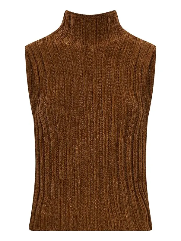 R13 Sleeveless Knit Vest - No