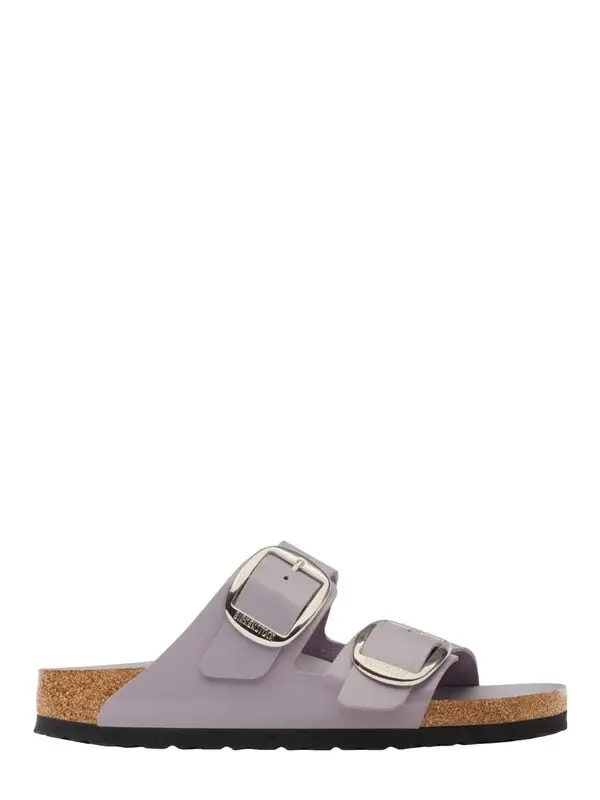 BIRKENSTOCK Arizona Glossed Buckle Sandals - High-shine Lavender Sky