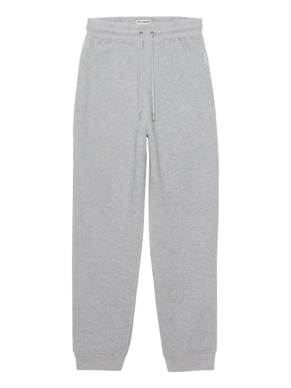J.W.ANDERSON Cuffed Sweatpants In Mid Grey Melange - Medium Gray