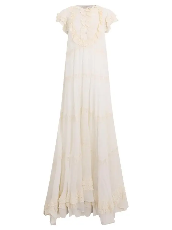 Philosophy Di Lorenzo Serafini Short-sleeved Dress - Ivory