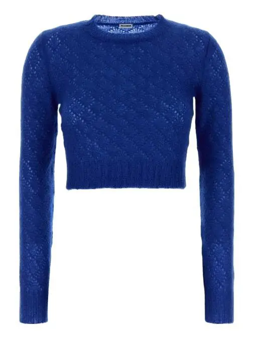 JIL SANDER Long-sleeved Pullover - Blue