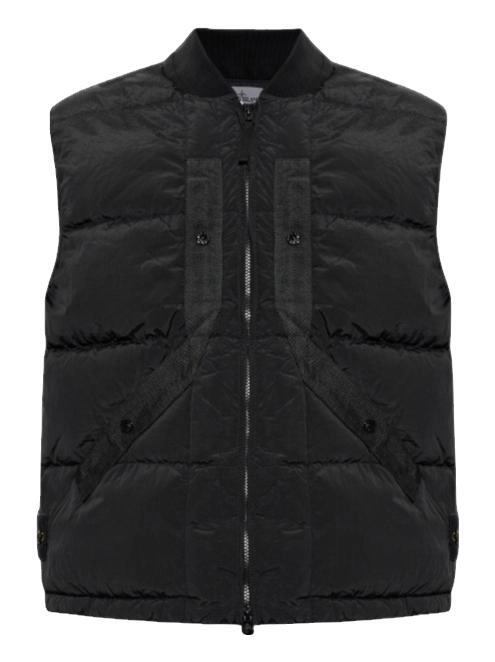 Stone Island Stand-collar Puffer Vest - Black