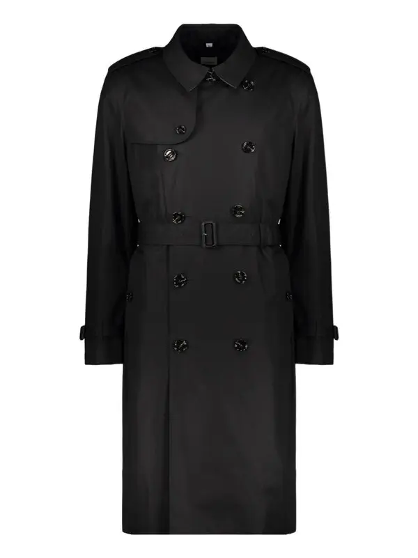 Burberry Double-breasted Trench Coat - Black