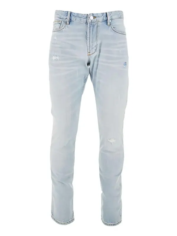 Emporio Armani Slim Denim Jeans - Sky-blue