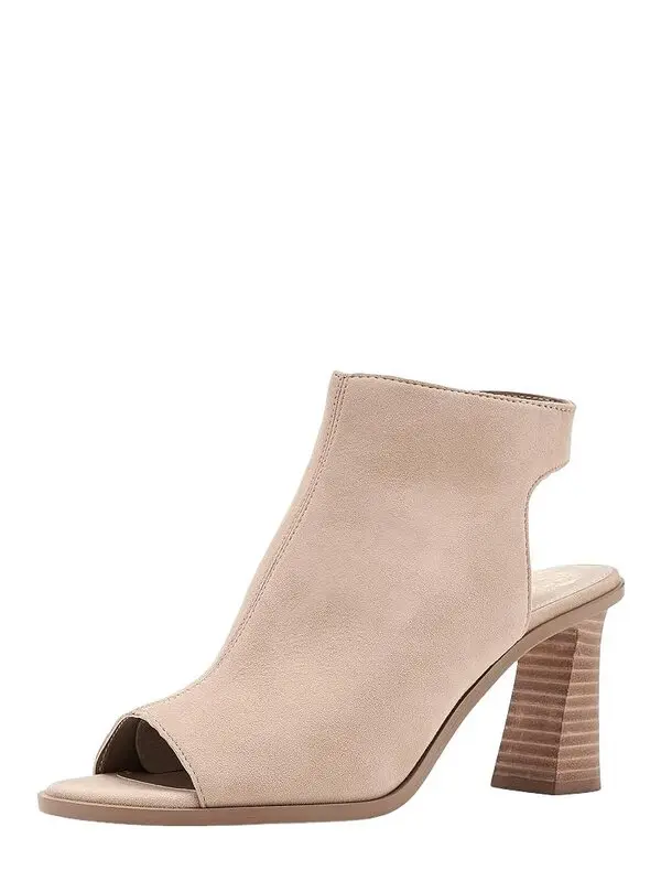 Vince Camuto Rimdia Peep Toe High Heel Sandals - Beige
