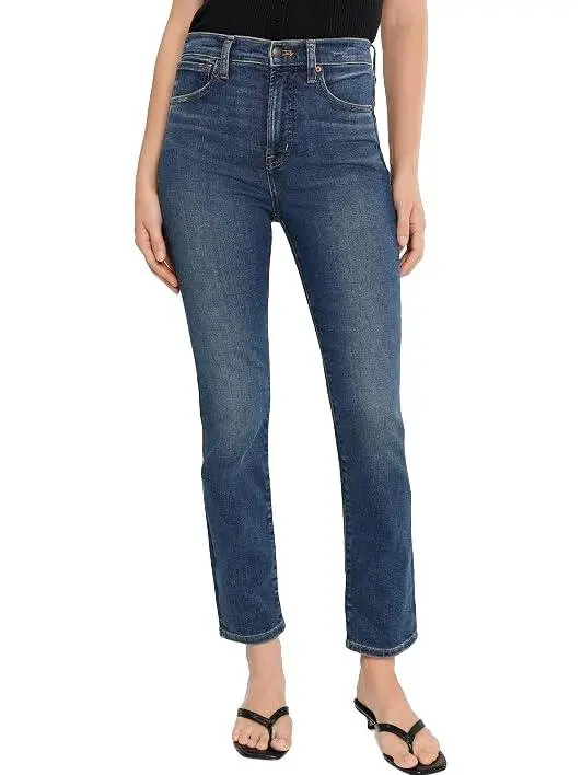 Madewell Pencil Leg Jeans In Monterey Wash - Blue