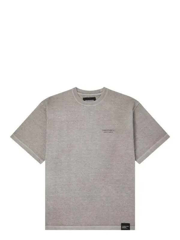 NEIGHBORHOOD Logo-embroidered Cotton-jersey T-shirt - Gray