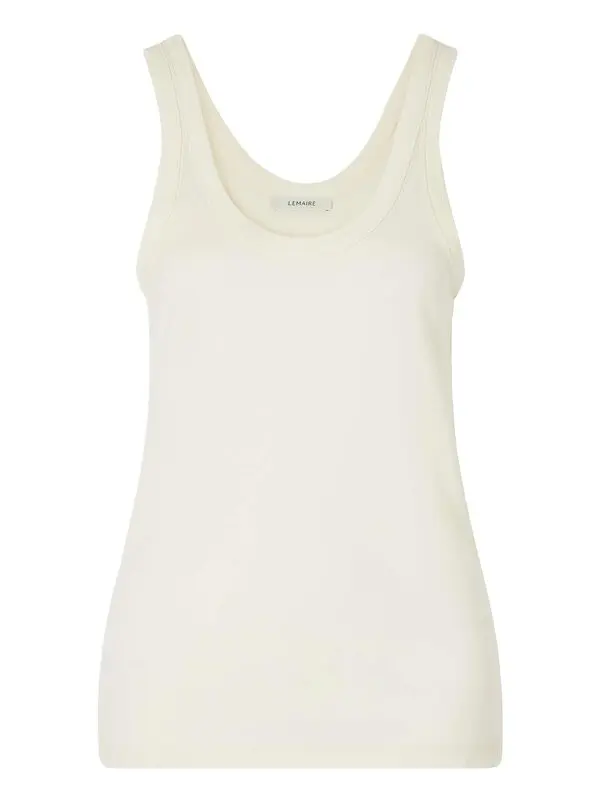 LEMAIRE Cotton-jersey Tank - Cream