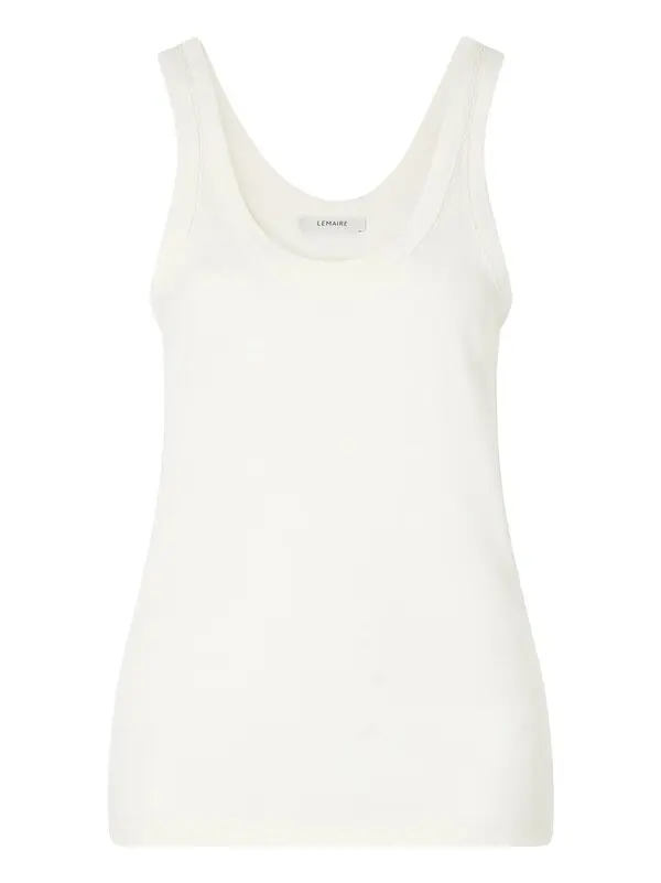 LEMAIRE Cotton-jersey Tank - Neutrals