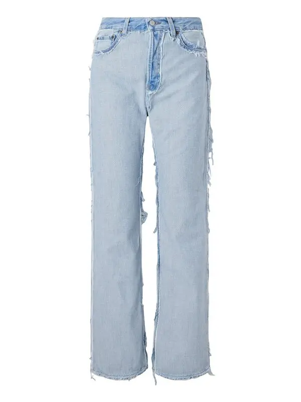 Acne Studios Pazer Mini Skeleton Jeans - Blue