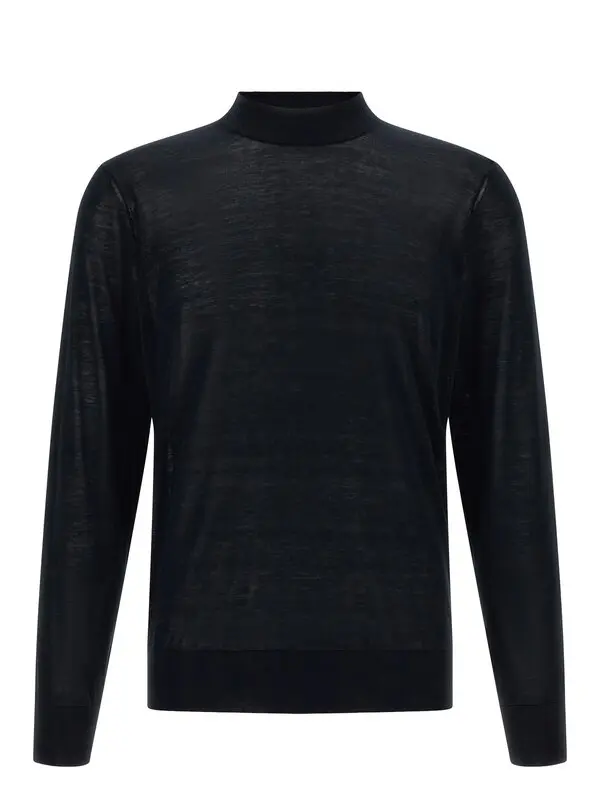 Brunello Cucinelli Silk And Cotton Sweater - Blue