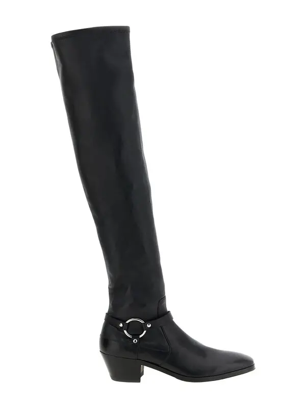 TOM FORD Cuissarde Boots - Black