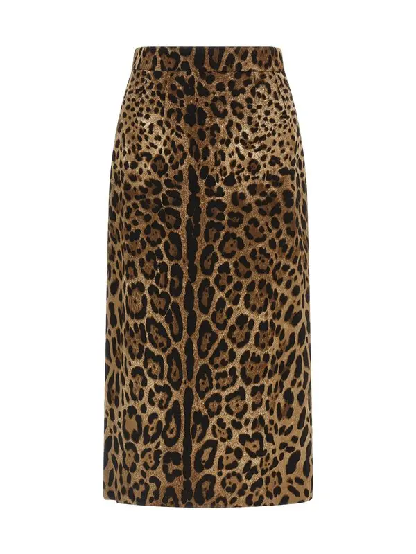 Dolce & Gabbana Leo' Skirt - Brown