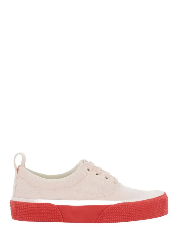 Phoebe Philo Lace Up Plimsole Sneakers - Multicolor
