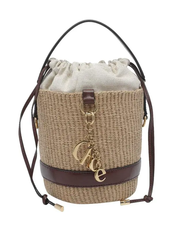 Chloé Charms Bucket Bag - Brown