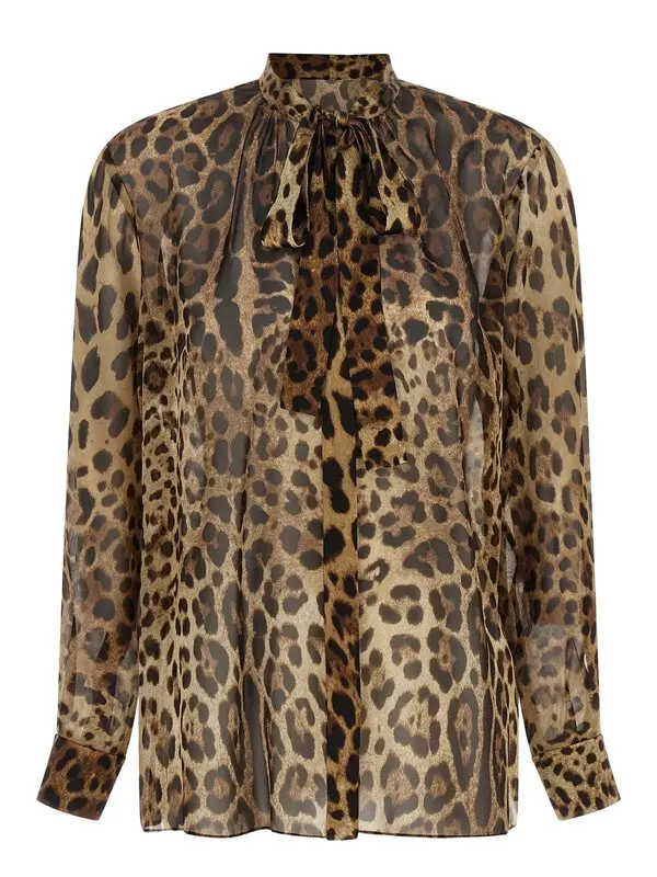 Dolce & Gabbana Leo' Shirt - Brown