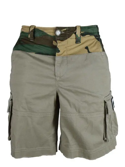 Off-White Military Cargo Shorts - Yellow